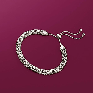 Ross-Simons Sterling Silver Byzantine Bolo Bracelet