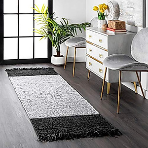nuLOOM Hayworth Contemporary Runner Rug, 2' 6" x 8', Silver