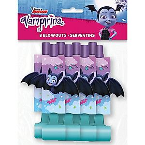 Disney Vampirina Party Blowouts | 5" x 3" | 8 Pcs