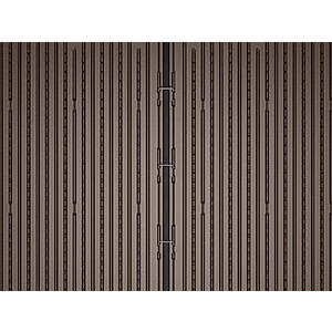 Rubbermaid Large Resin Outdoor Storage Shed With Floor (7 x 7 Ft.), Weather Resistant, Brown, Organization for Home/Lawn Mower/Backyard Equipment/Bike Storage/Pool Supplies