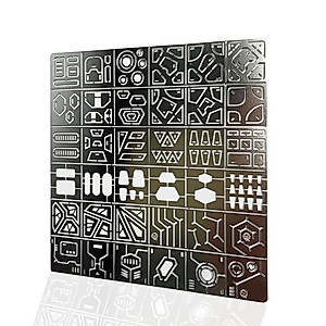 36Pcs Hobby Model Craft Tools Kit for Model Building Stainless Steel Drill Hole Maker Modeler Scribe Line Carving Auxiliary Ruler