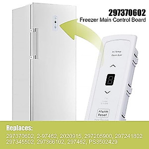 IURILA 297370602 Freezers Electrical Control for Frigidaire/Electrolux Refrigerator Control-Electric 297366102 / AP5306797