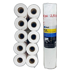 Reli. Masking Film, 10 Rolls Bulk (90' Foot x 99" Inch) - Masking Plastic Film for Painting, Automotive - Pre-Folded - Hand-Masker Film Plastic in Bulk
