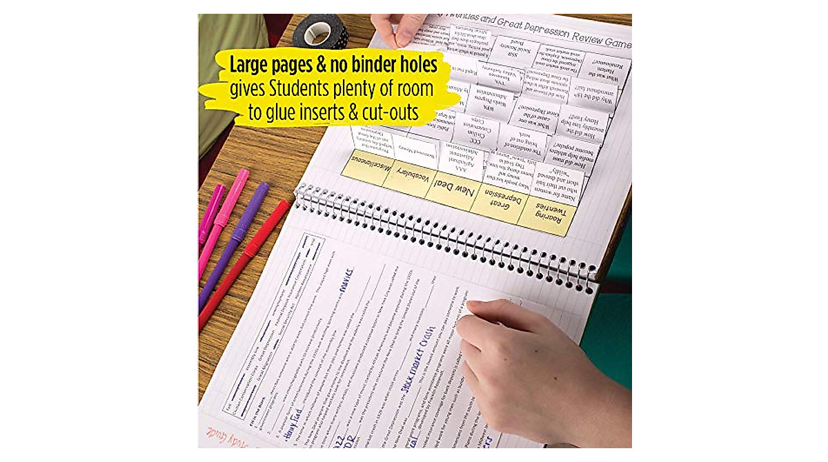 Five Star Interactive Notetaking Notebooks - 3 Pack