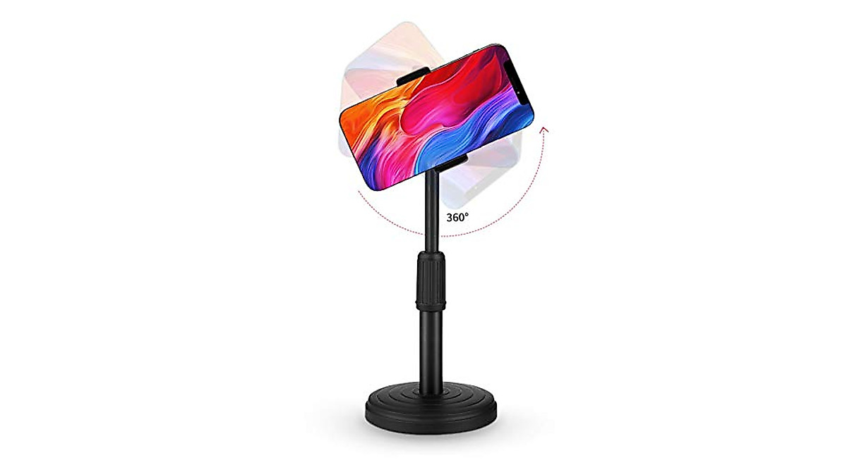 Adjustable Cell Phone Stand for Live Streaming and Video