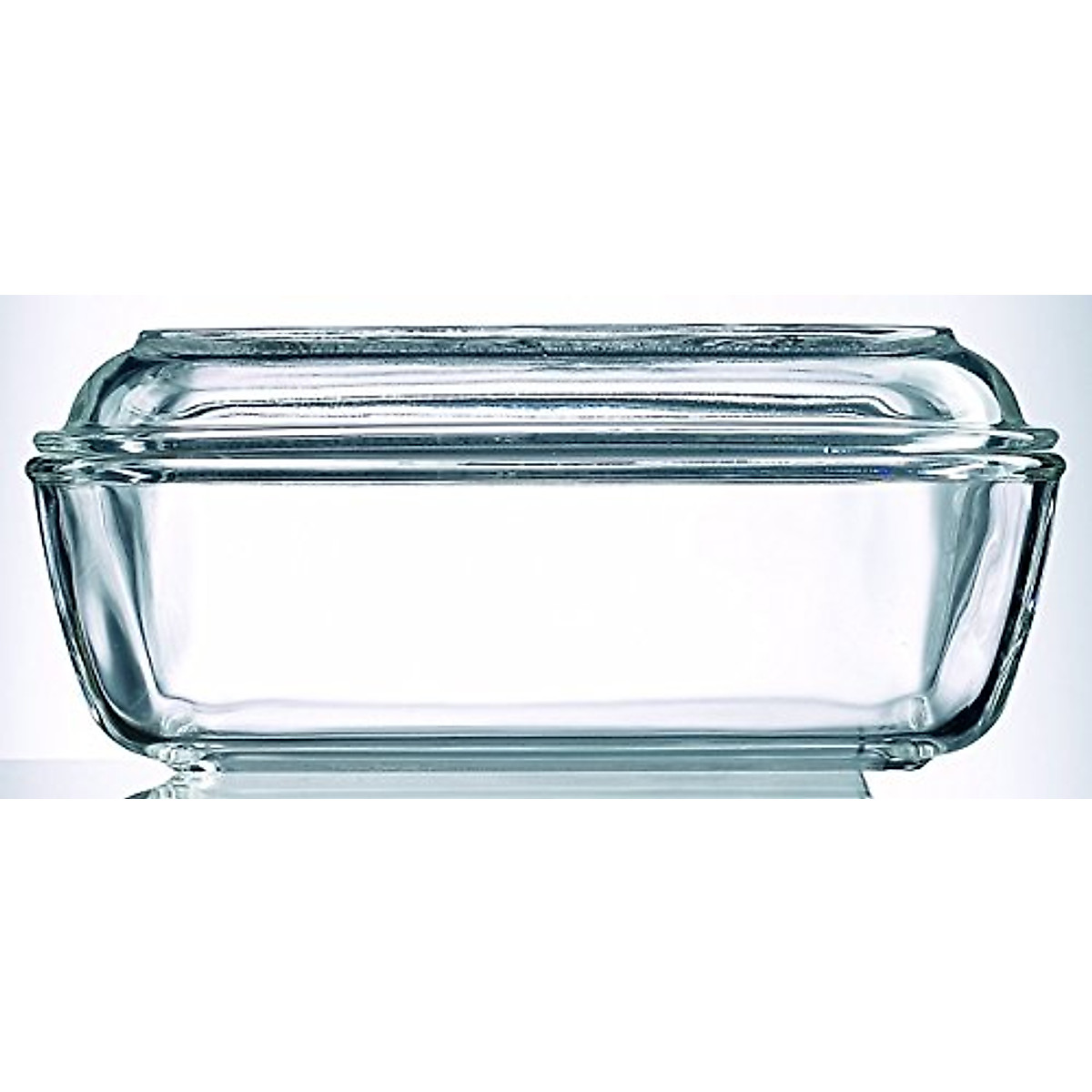 Luminarc Cow Butter Dish, Set of 1, Lid, 1, Clear