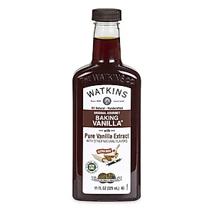 Watkins All Natural Baking Vanilla (11 oz) and Butter Extract (11 oz) Bundle