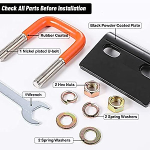 Hitch Tightener for 1.25" and 2" Hitches Hitch Tightener Anti-Rattle Stabilizer Rust-Free Heavy Duty Lock Down Easy Installation Quiet(with 5/8-Inch Pin Diameter Trailer Hitch Lock)