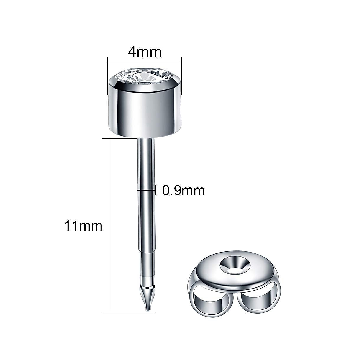 Refesta Ear Piercing Gun Kits, 8 Pcs Earring Piercing Unit Kit with Ear Stud and 1 Pcs Aid Piercing Tool