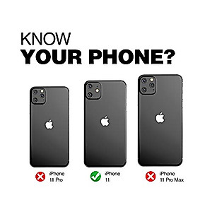 Encased iPhone 11 Belt Clip Case (DuraClip Series) Ultra Slim Cover with Holster (Black)