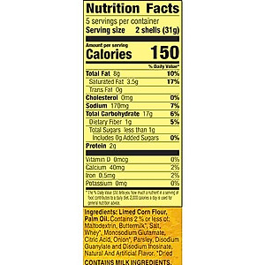 Old El Paso Stand ‘N Stuff Taco Shells, Zesty Ranch Flavored, Gluten Free Crunchy Corn Taco Shells, 10 Count, 5.4 oz (Pack of 6)