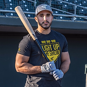 Easton Baseball Walk-Off Series Adult Batting Gloves, White Red, Small