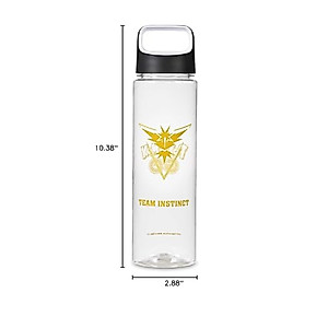 Pokémon Center: Pokémon Go Team Instinct Water Bottle, 27 oz