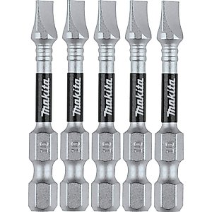 Makita E-01030 Impact XPS™ #10 Slotted 2" Power Bit, 5/pk
