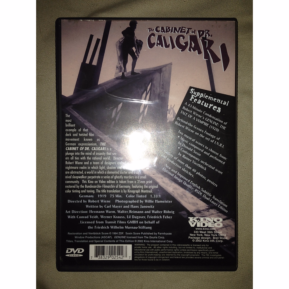 The Cabinet of Dr. Caligari (Restored Authorized Edition)