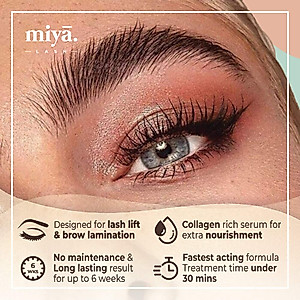 MIYA LASH Lash Lift & Brow Lamination Kit + Eyelash Growth Serum | Deluxe Lash & Brow Care
