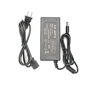 Desvorry Power Supply 12V 5A,AC100-240V to DC12V 60W Converter Adapter Driver Transformer, 5.5mm x 2.1mm Jack for Led Strips,LCD Monitors,CCTV Camera