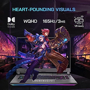 ASUS ROG Strix G15 15.6” WQHD Gaming Laptop, AMD Ryzen7 6800H, NVIDIA GeForce RTX 3060, 32GB DDR5 RAM, 1TB SSD, RGB KB, Wi-Fi 6E, Thermal Grizzly Cooling, VR-Ready, Gray, Win 11 Pro, 32GB USB Card