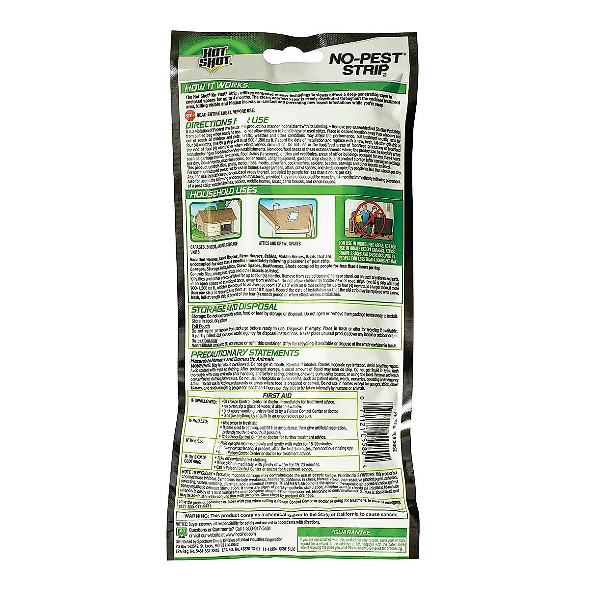 Spectrum No-Pest Fly Strip [Set of 12]
