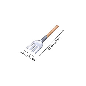 5Pcs Mini Garden Tool Set, Bonsai Flower Mini Shovels Multi- Function Shovels Gardening Tool Decors Transplanting Tools Miniature Planting Gardening Tool Set for Indoor