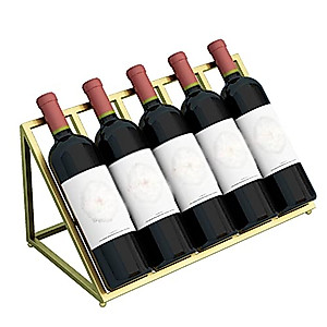 DLOETT Wine Bottle Rack Rack Home Living Room Decoration Cabinet Display Storage Rack Iron Wine Set