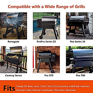 Unidanho Grill Bucket for Grease, Traeger Grease Bucket 10 Packs Drip Grease Bucket Liners for Camp Chef, Traeger 20/22/34 Series, Pit Boss, Pellet Oklahoma Joe Rec Tec, z Grill Smoker Bucket