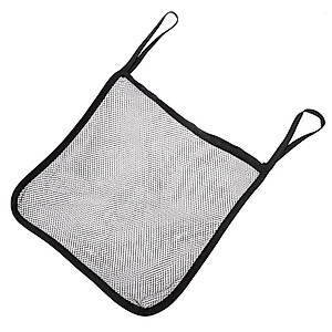 4Pcs Baby Stroller Bag,Oxford Hanging Mesh Stroller Bags Net Organizer 11.8"x12.5"(Black)