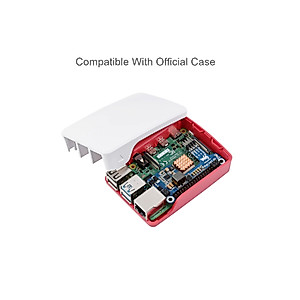 waveshare POE Hat for Raspberry Pi 4 B 3 B+,Mini Power Over Ethernet Hat (E) Expansion Board for Raspberry Pi,IEEE 802.3af-Compliant,Compatible with The Raspberry Pi Official Case