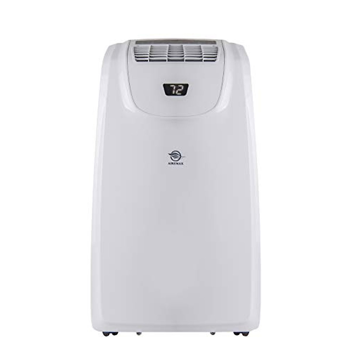 AireMax Portable Air Conditioner and Heater with Remote Control | For Rooms up to 500 Sq.Ft. | 24H Timer | Auto Restart | Wheels | LED Display | 4 Modes | White | APE514H