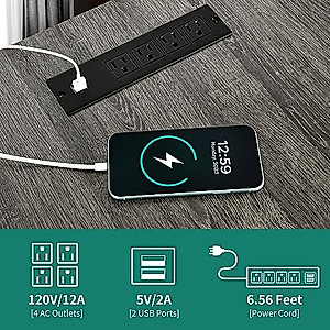 YITAHOME U Shaped Desk with Power Outlets & LED Lights, Reversible Computer Desk L Shaped Desk with Drawers, Large Corner Office Desk with Monitor Stand & Storage Shelves, 2 Person Desk, Grey