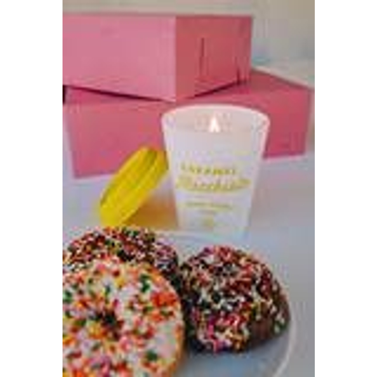 DW Home Latte Fresh Aroma Single Wick Candles with Lid (11.2 oz) (Caramel Macchiato)