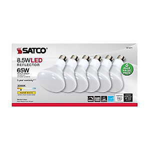 Satco S11471 8.5BR30/LED/830/120V/6PK - 6 Pack