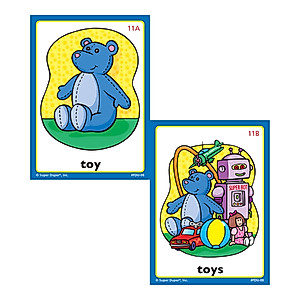 Super Duper Publications | Plurals & Irregular Plurals Fun Deck Flash Cards Bundle | Educational Learning Resource for Children