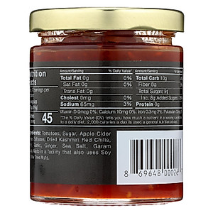 Le Bon Magot®, Tomato and White Sultana Chutney with Ginger & Garam Masala, 7 ounce - A Unique Spiced Raisin Jam