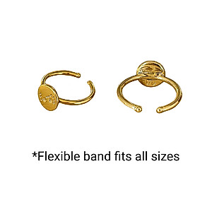 Lucky Feather Pisces Zodiac Sign Ring Gift Constellation Gifts for Women and Teen Girls, 14K Gold-Dipped Pisces Ring, One Size