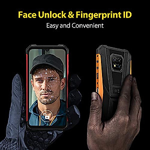 Ulefone Rugged Smartphone Unlocked, Armor 8 4GB + 64GB Android 11, 16MP Triple Waterproof Camera, IP68/IP69K Durable, 6.1 inch HD+, 4G Dual SIM, 5580mAh Battery, NFC, OTG, Fingerprint Face ID, Black