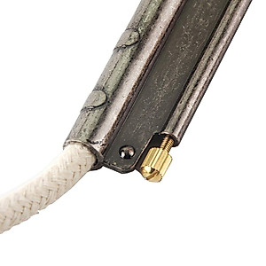 IMFUN Vintage Lighter Retro Trench Rattlesnake Rope Velvet Metal Lighter Fire Starter Camping Outdoors,No Need for Kerosene/Gas(Gold)