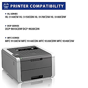 MANDBOY TN225 2BK/C/M/Y Toner Cartridge Replacement for Brother TN-225 Compatible HL-3140CW HL-3150CDN HL-3170CDW HL-3180CDW MFC-9130CW MFC-9140CDN DCP-9015CDW DCP-9020CDN Printer 5 Pack