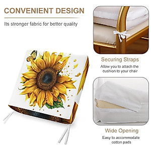 Joint Gou Outdoor Cushion Covers for Patio, Plant Waterproof Couch Cushion Covers, Flowering Plant Chair Cushion Slipcovers Furniture Protector Seat Cushion Cover