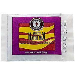 San Francisco Bay Brand Brine Shrimp Hatch Mix, 3 X 0.74-Ounce (21 Gram) Pouches