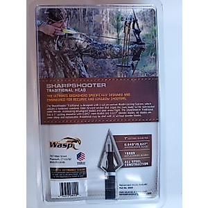 Wasp Archery SharpShooter Traditional 150 Grain Cut On Contact Broadhead