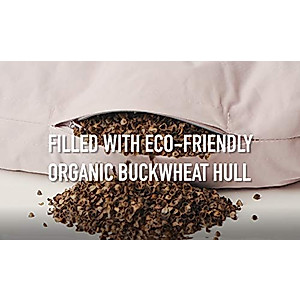 The Chill-ow iPad Organic Buckwheat Pillow Stand: The Ultimate Hands-Free Solution for Any Tablet or Phone. Perfect for Couch, Bed, or Table Use. (Black)