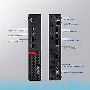 Lenovo ThinkCentre M710q Tiny Mini Desktop PC - Intel i5-6500T, 32GB DDR4 RAM,New 512GB NVMe SSD + 1TB SSD,Wireless Wi-Fi Bluetooth, Keyboard and Mouse,Windows 10 Pro (Renewed)