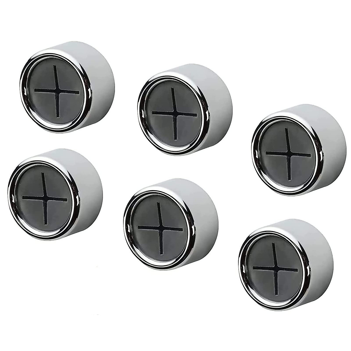 6 PCS Tea Towel Holder, BetterJonny Round Self-Adhesive Towel Hooks Tea Towel Clips Premium Wall & Door Mounted Towel Hooks for Kitchen Bathroom Home No Drilling Required