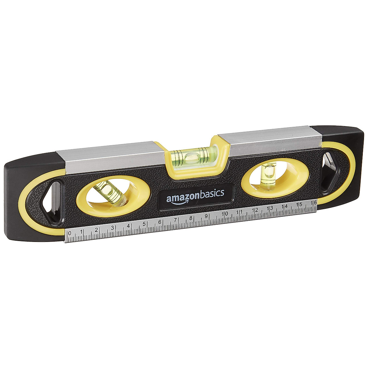 Amazon Basics 24-Inch Heavy Duty Shock Resistant Aluminum Alloy Magnetic Spirit Level