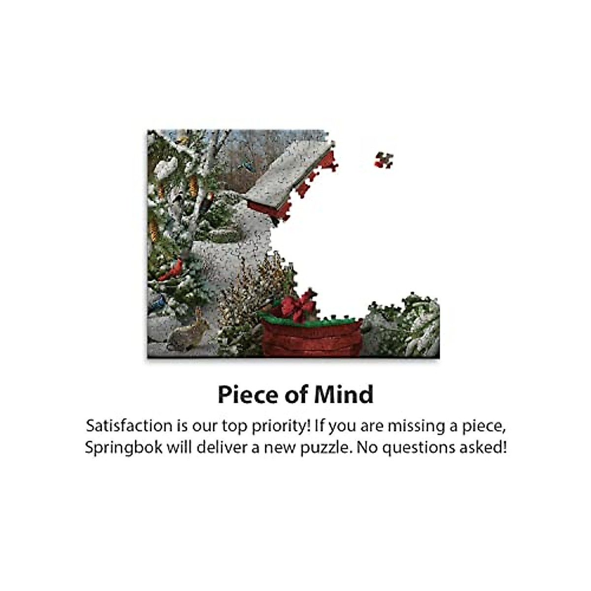 Springbok 500 Piece Jigsaw Puzzle Winter's Wish - Made in USA