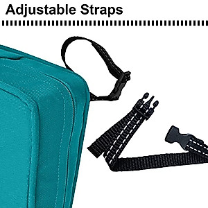 INFBLUE Outdoor Bench Cushion 45x18 inch, Patio Bench Cushion Indoor, Patio Furniture Chair Cushion Bench Pad, Porch Swing Cushion with Ties, Garden Loveseat Cushion (Aqua Green)