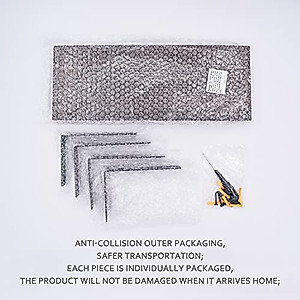 Molaxhome Wood Floating Shelves Set of 2,Wall Mounted Shelf for Bedroom,Farmhouse,Living Room,Bathroom,Kitchen,Office and More DC1A612 (Brown, W6xL16.5)