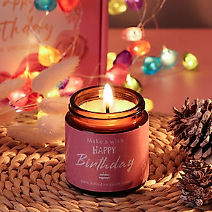 Birthday Gifts for Women, Happy Birthday Bath Set Relaxing Spa Gift Baskets Ideas for Her, Self Care Gifts for Women, Sister, Friends, Coworker, Unique Gifts for Women Who Have Everything