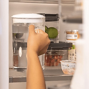 AquaTru Carafe AT100 Additional Glass Carafe - Double Your Water Capacity - Keep One In the Fridge